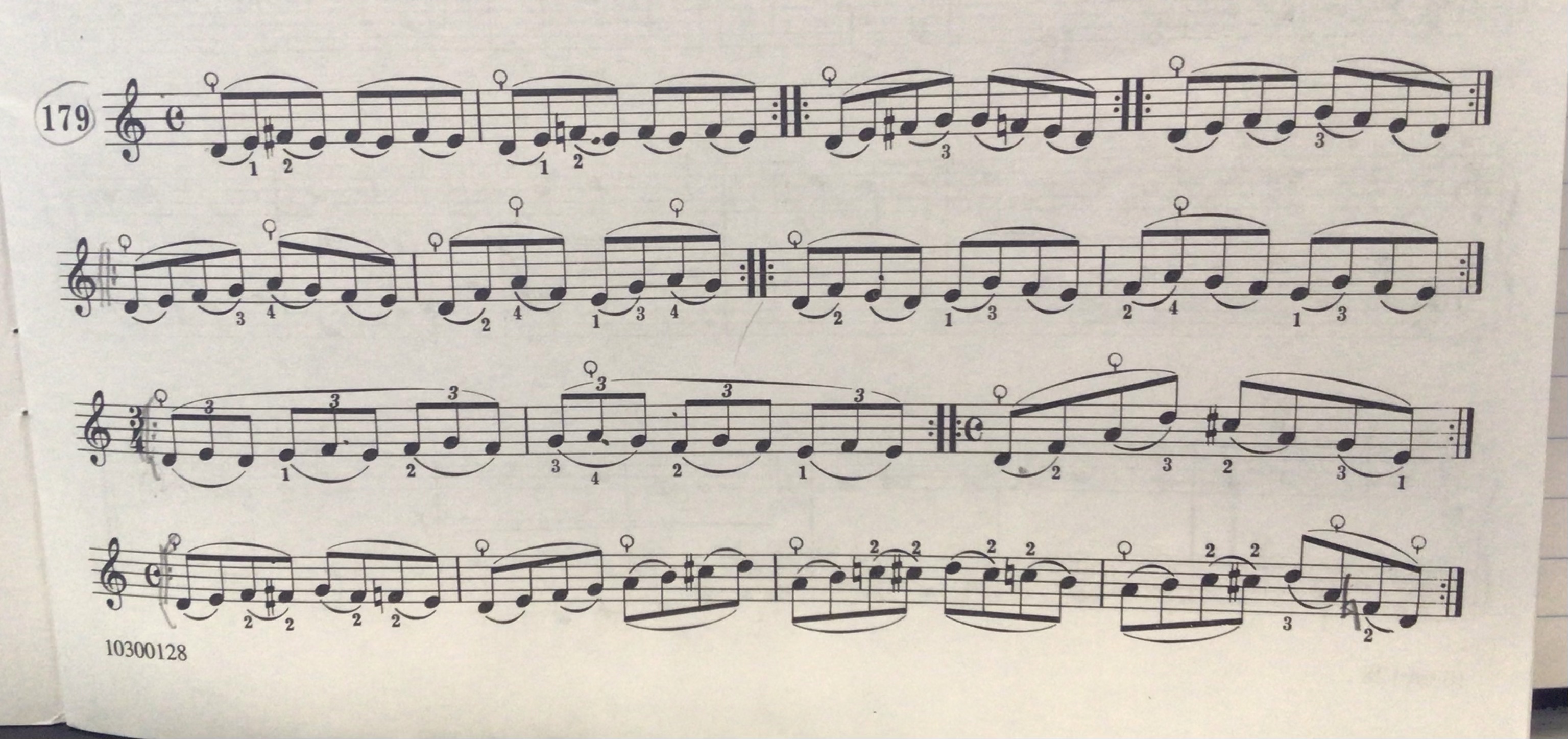 Treble clef and Thumb Position Practice | Miriam Troxler